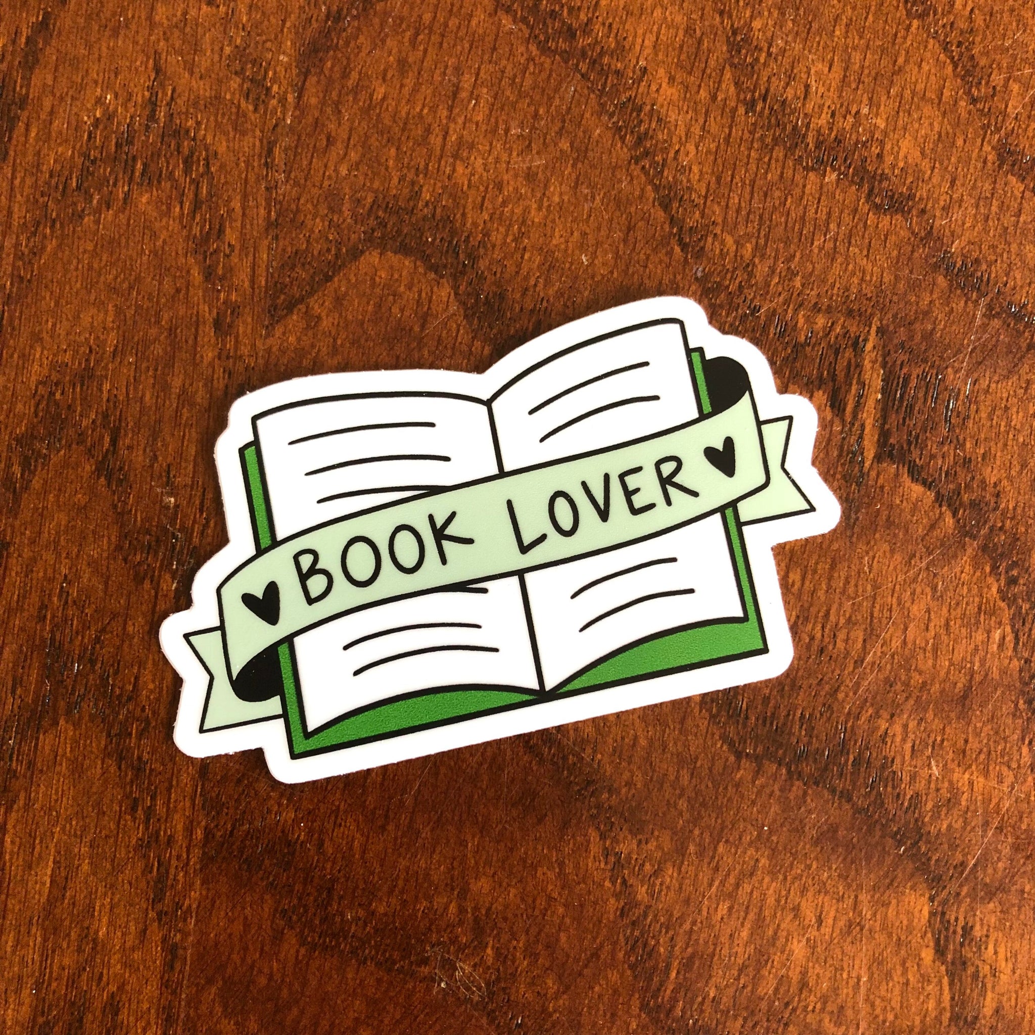 Book Lover Vinyl Sticker – peanutbuttertaco
